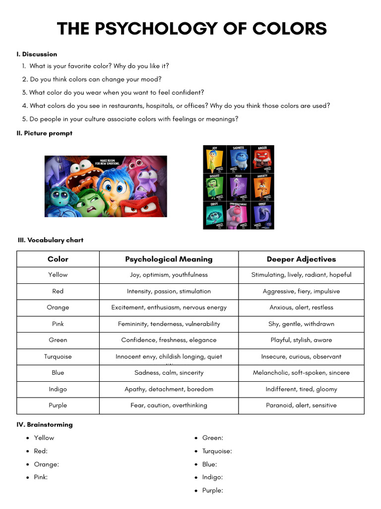 Understanding Color Psychology | PDF