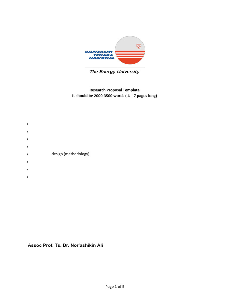 Research Proposal Template | PDF | Methodology | Survey Methodology