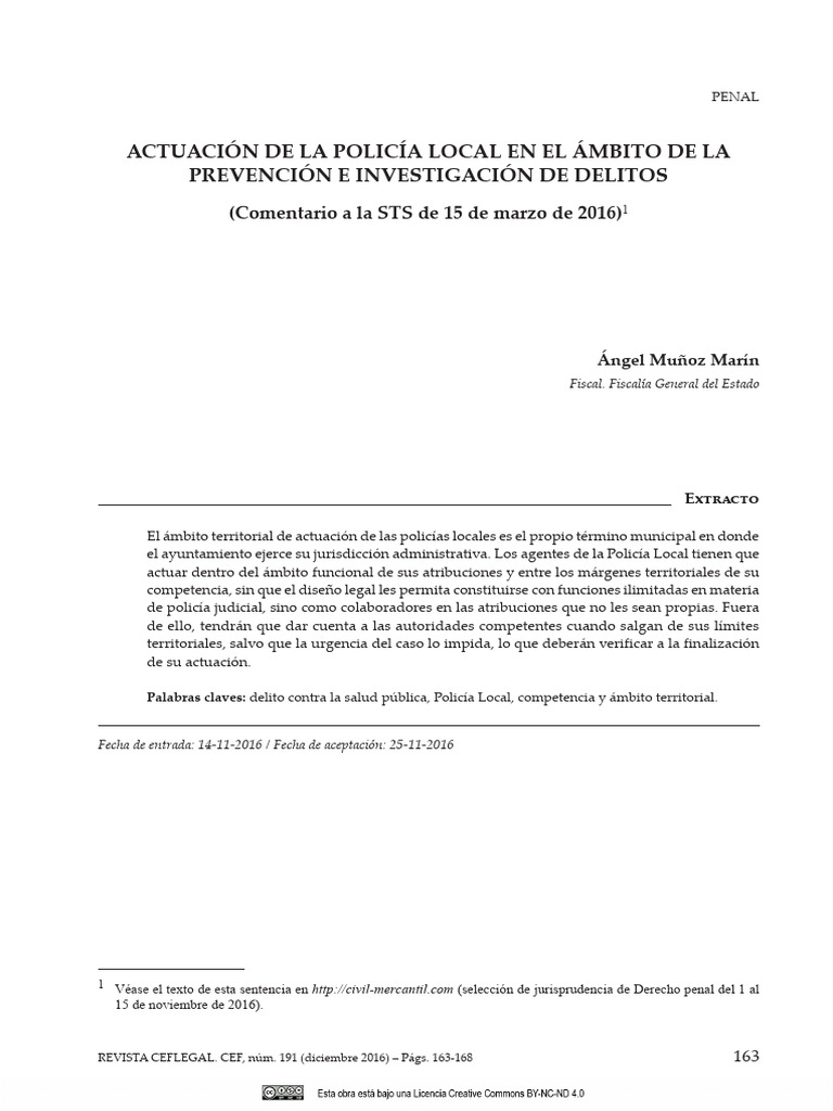 Articulo 2536 191 Diciembre 2016 | PDF | Policía | Fiscal
