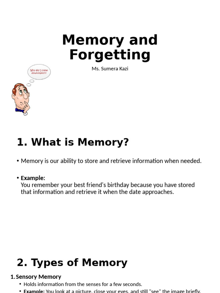 Module 5 Memory and Forgetting | PDF | Memory | Long Term Memory