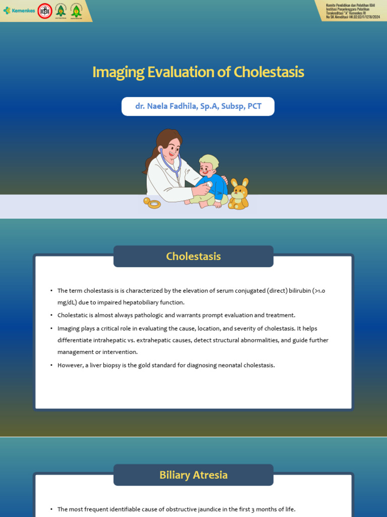 Imaging Cholestasis in Infants | PDF | Liver | Medical Specialties