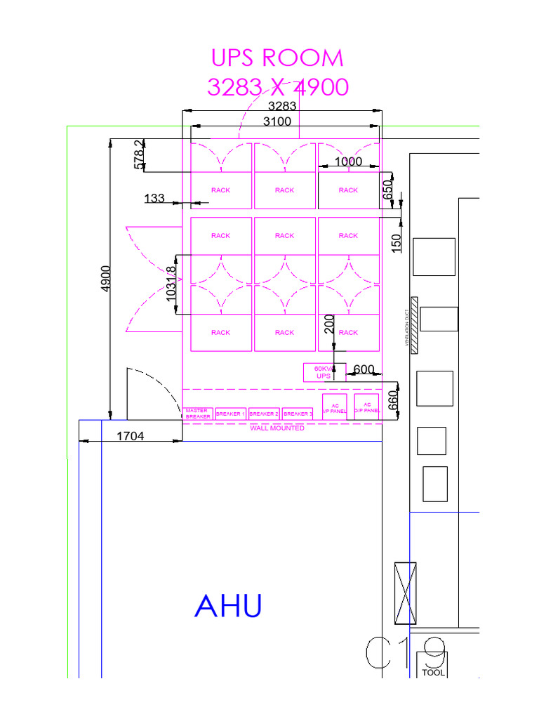 UPS Room Layout 1 18-06-2025 | PDF