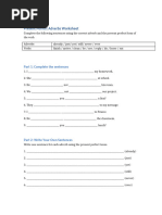 Present Perfect Exercises with Adverbs | PDF