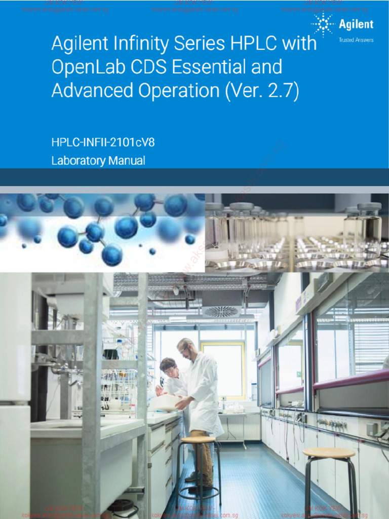 HPLC Infii 2101cv8 Lab | PDF