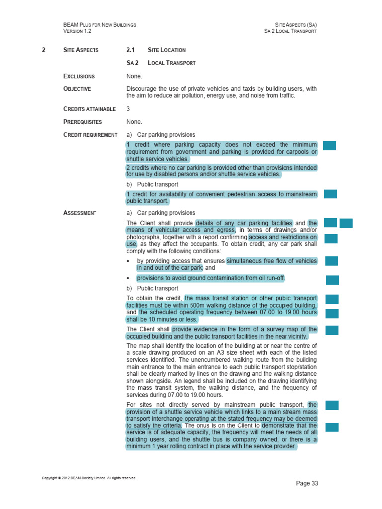SA 2 Annotated Page (Form - v01) | PDF | Public Transport | Transport