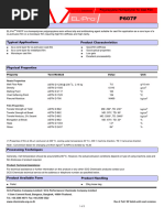 SCGCTM PP P640J Technical Data Sheet | PDF | Materials