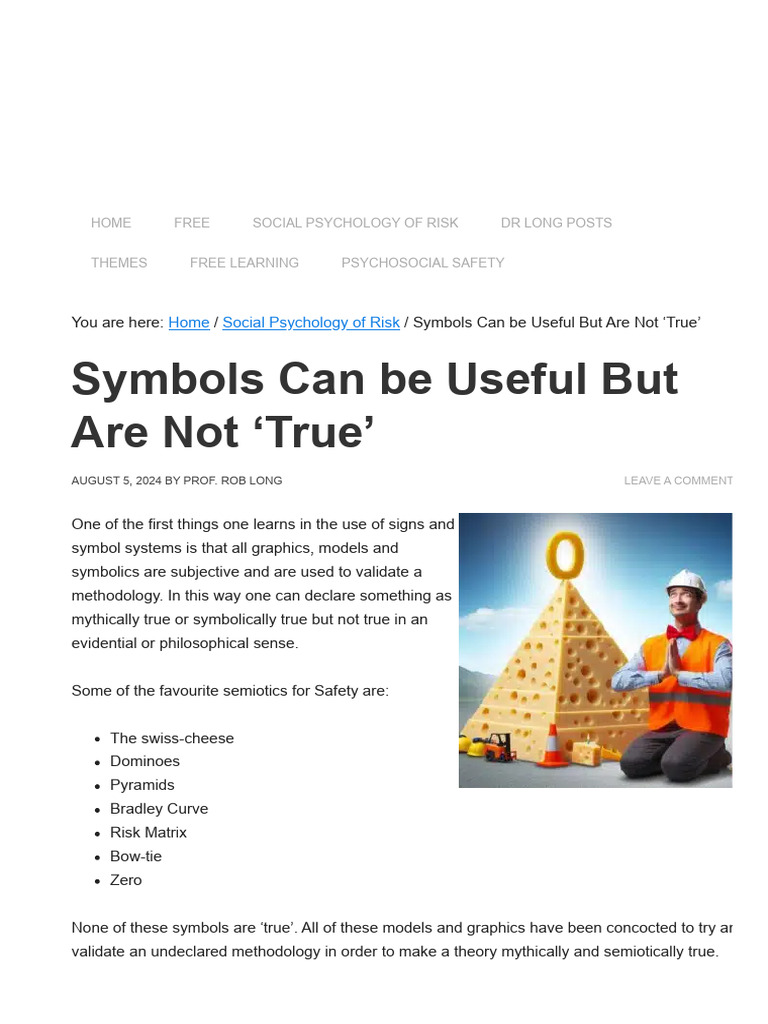 Symbols Can Be Useful But Are Not True' | PDF | Symbols | Evidence