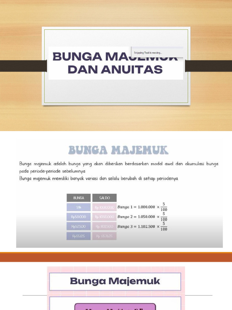 Bab 3 Bunga Majemuk Dan Anuitas | PDF