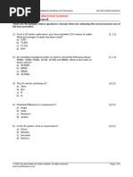 Level 2 Electrical Installation Exam Paper | PDF | Electrical Wiring ...