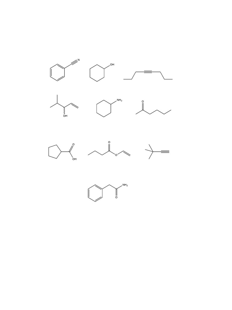 ChemSheet 1 Compounds IR Spec Problems | PDF