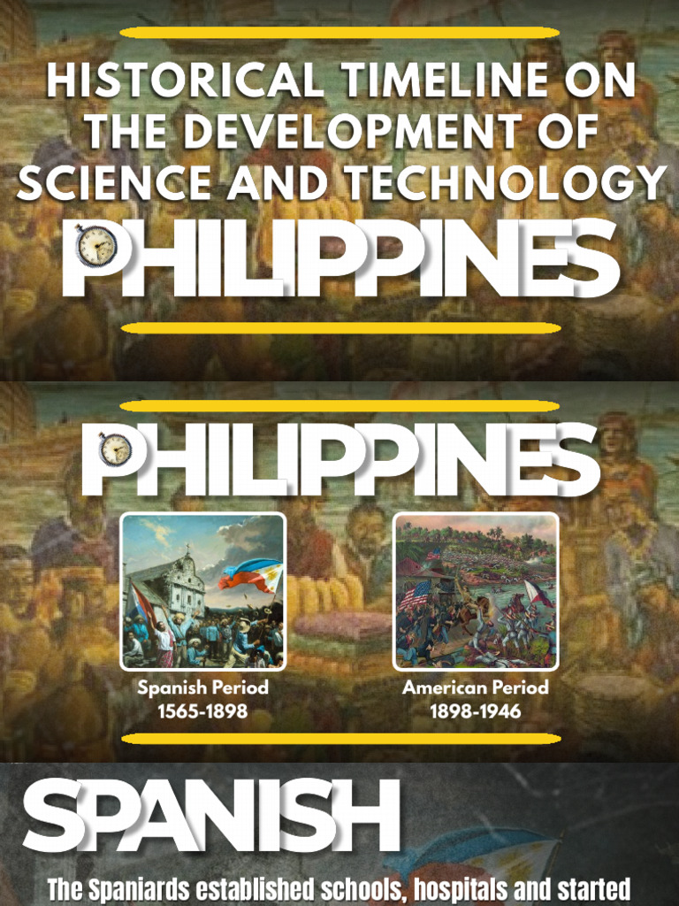 Historical Timeline On The Development of Science and Technology ...