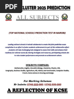 Kcse 2025 Prediction | PDF