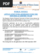 EBKUST Admission Advert 2025-2026 | PDF | Bachelor's Degree | Academic ...