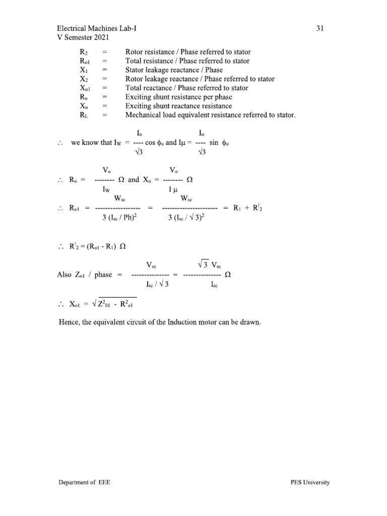 Machines - 1 - Lab - Manual-31-37 | PDF