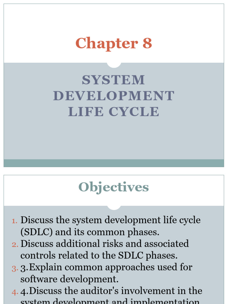 CH8 System Development Life Cycle | PDF | Software Testing | Agile ...