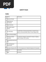 Sample Safety Plan | PDF