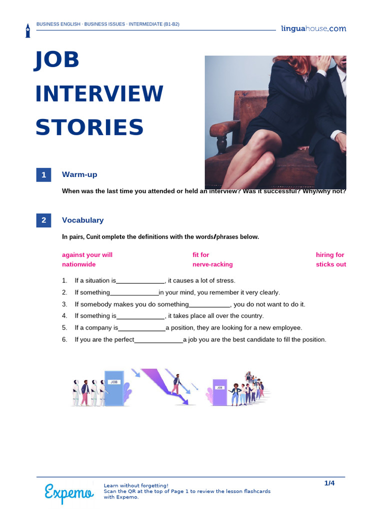 Unusual Job Interview Stories | PDF | Job Interview | Linguistic Morphology