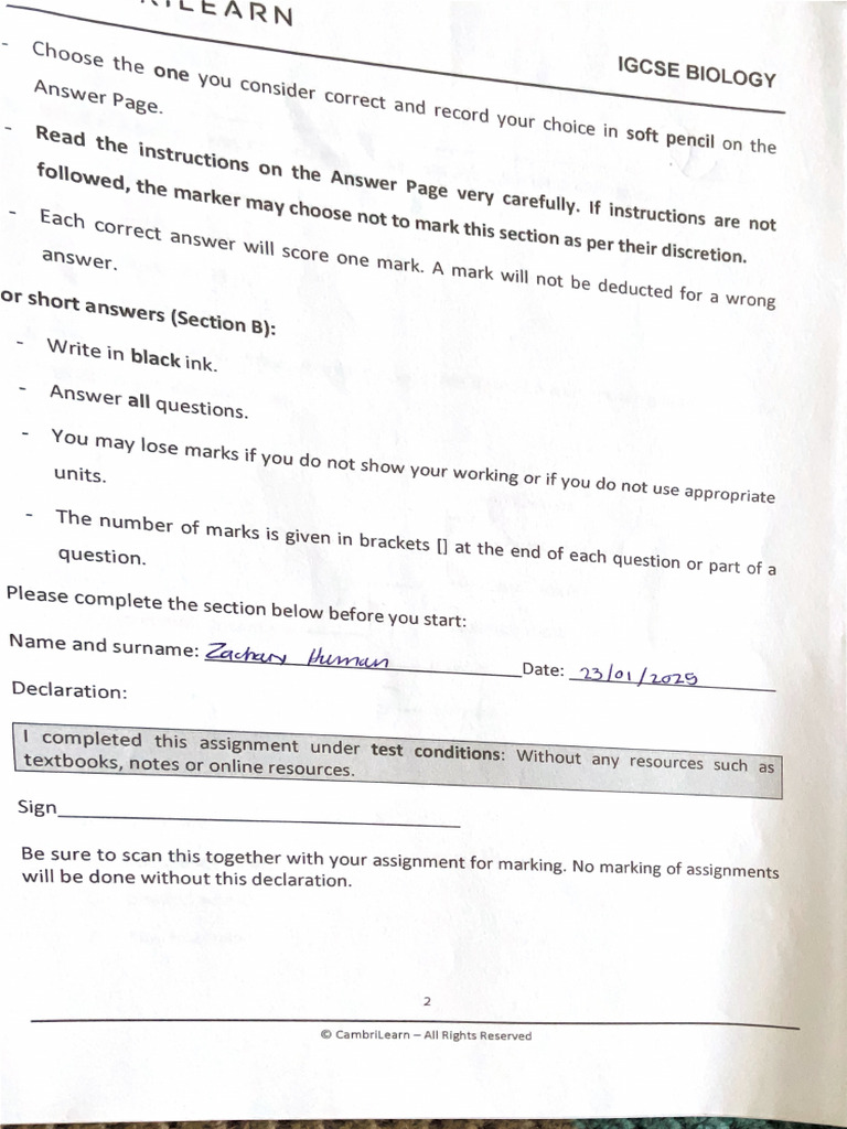 Marked Paper - Assignment 1 - Zachary Human | PDF