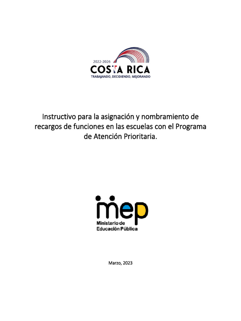 A18 InstructivoEscuelasProgramaAtencionPrioritaria | PDF | Maestros | Plan de estudios
