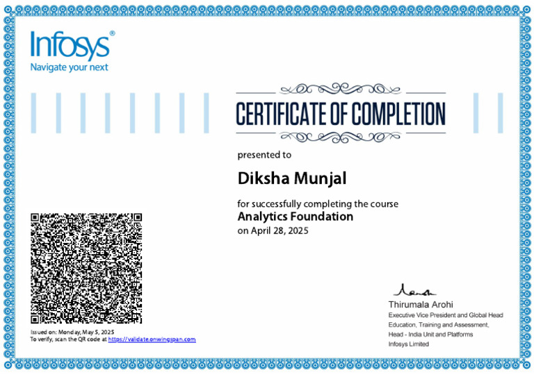 Analytics Foundation | PDF