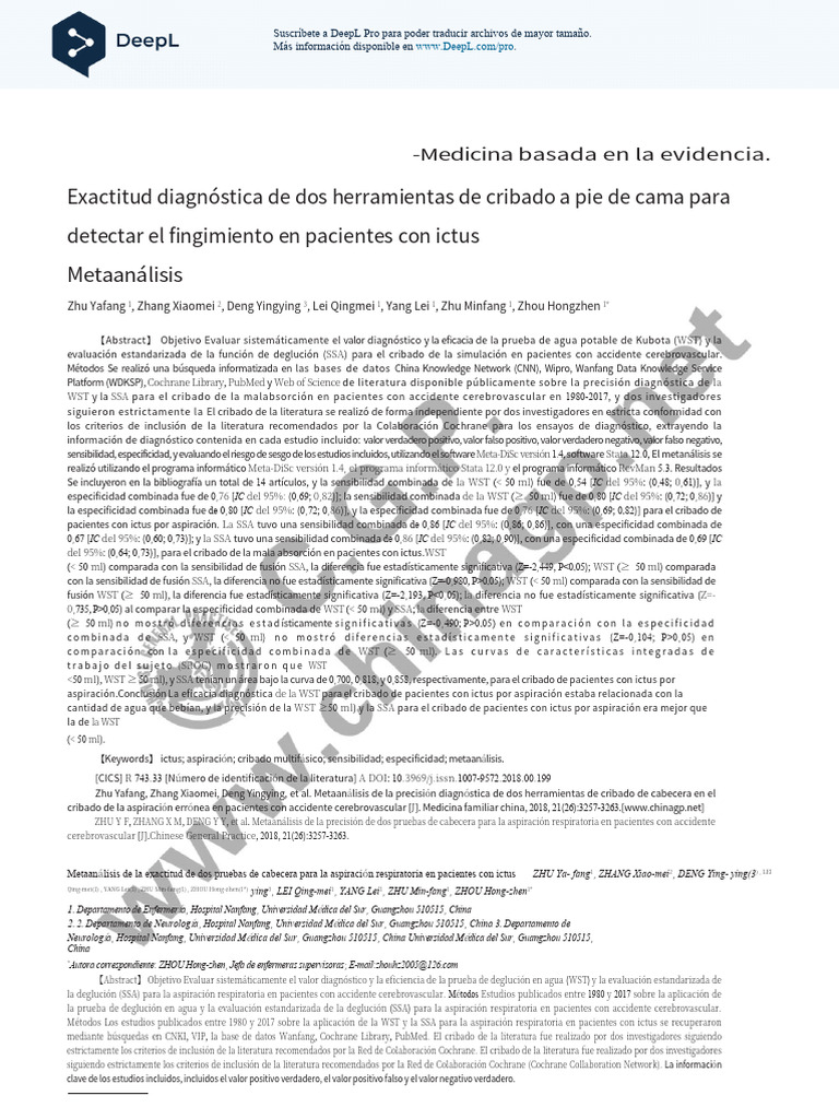 Meta-Analysis of the Accuracy of Two Bedside Tests for Respiratory ...