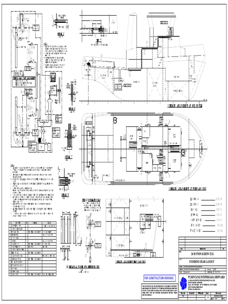 0 - 1 - Steering Gear Layout Detail | PDF