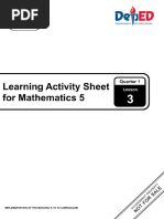 Q3 - WS - Mathematics 4 - Lesson 6 - Week 6 | PDF | Curriculum