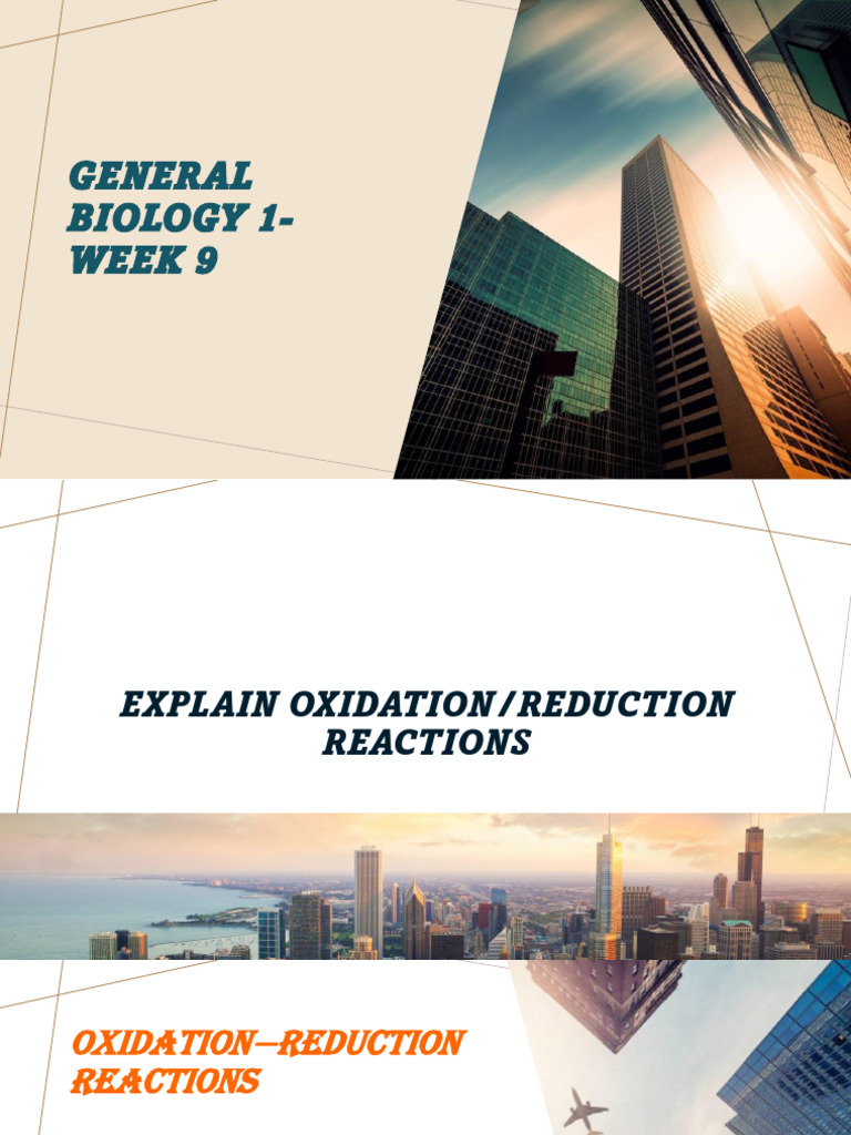 Week 9 Lesson 2 Oxidation Reduction | PDF | Redox | Ion