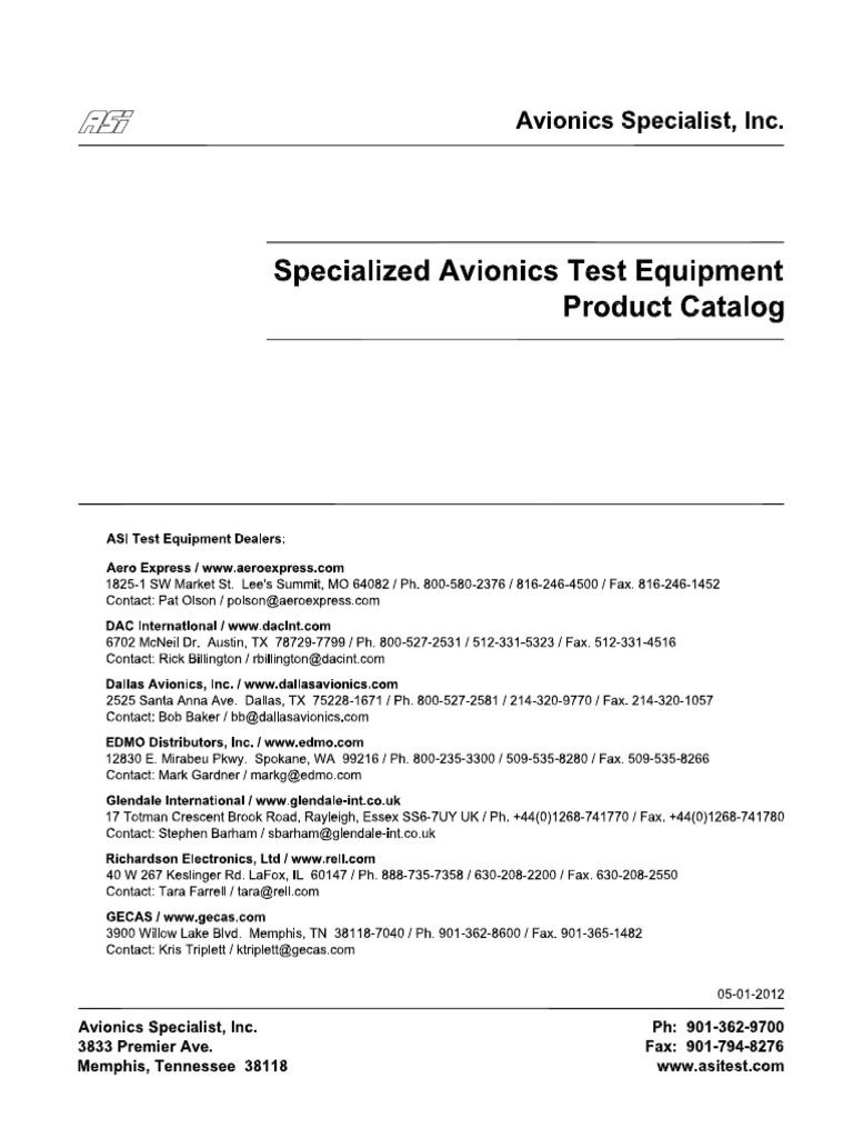 ASI TE Catalog 2012b | PDF | Information And Communications Technology ...