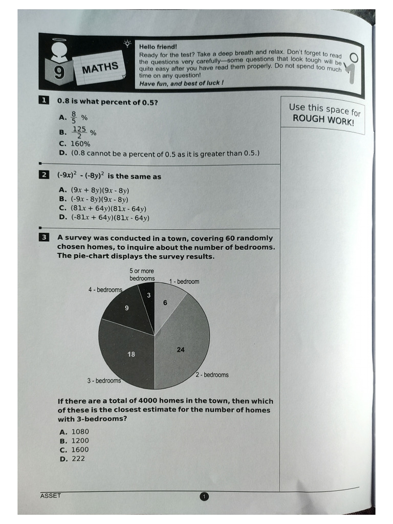 Maths Asset Class 9 | PDF