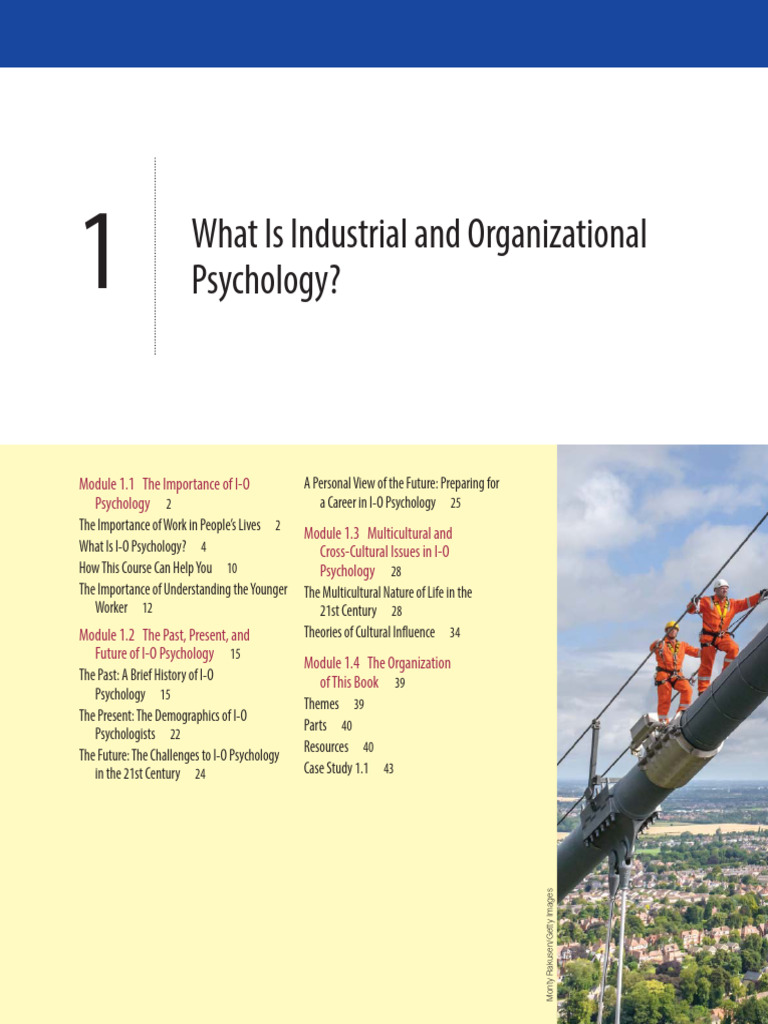 (25) 1 What is Industrial and Organizational Psychology | PDF