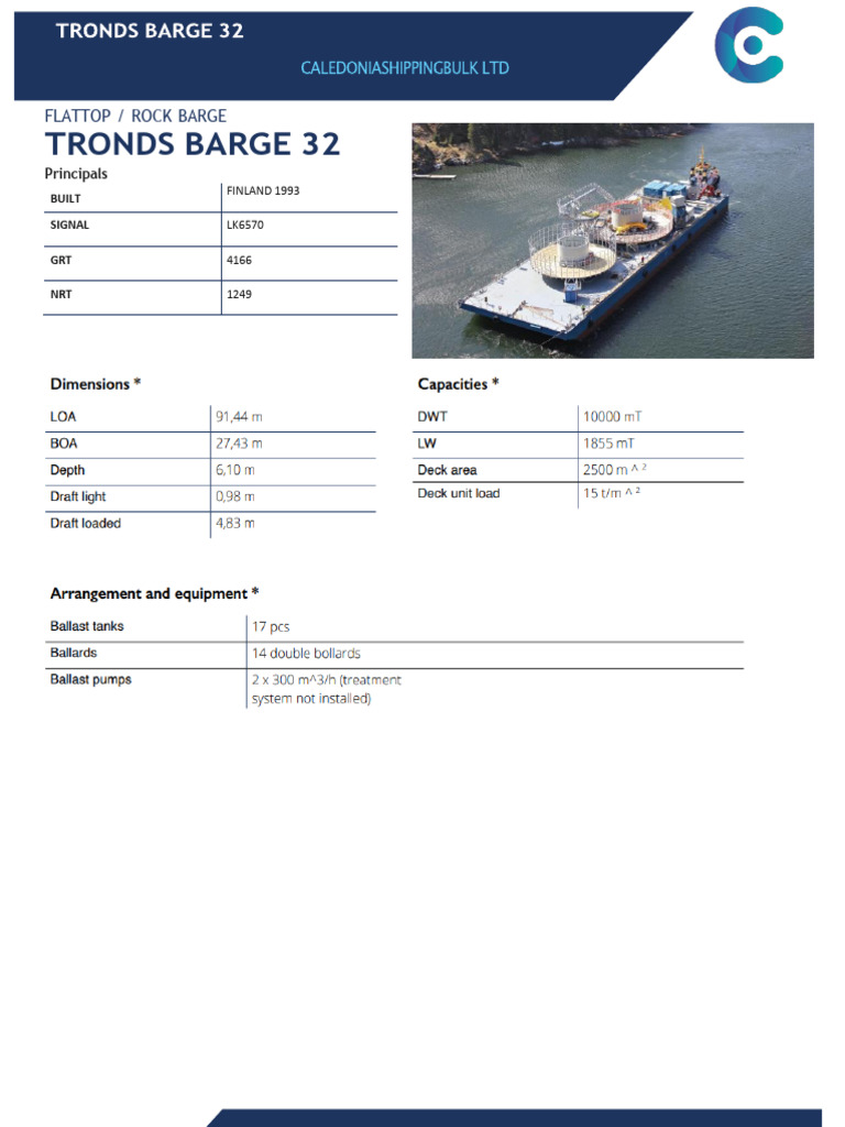 Barge 32 | PDF