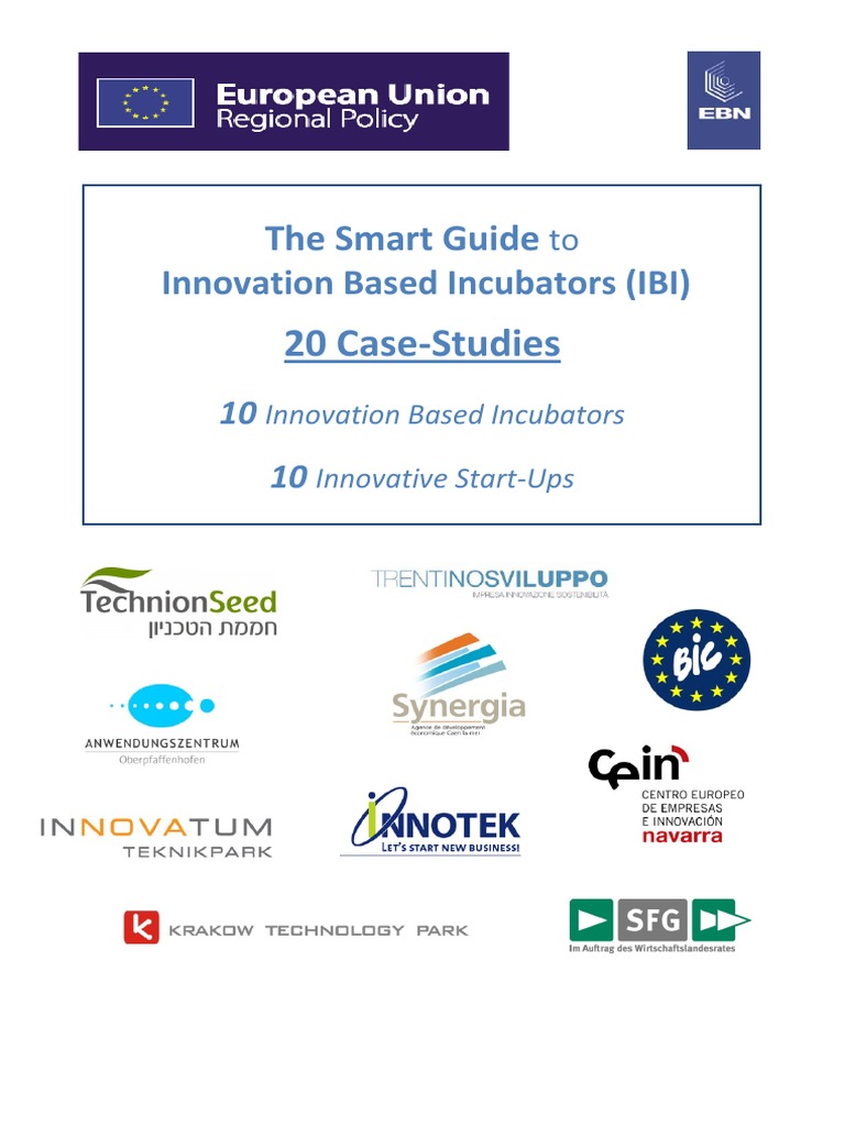 The Smart Guide To Innovation Based Incubators (IBI) (Eng) / La Guía ...
