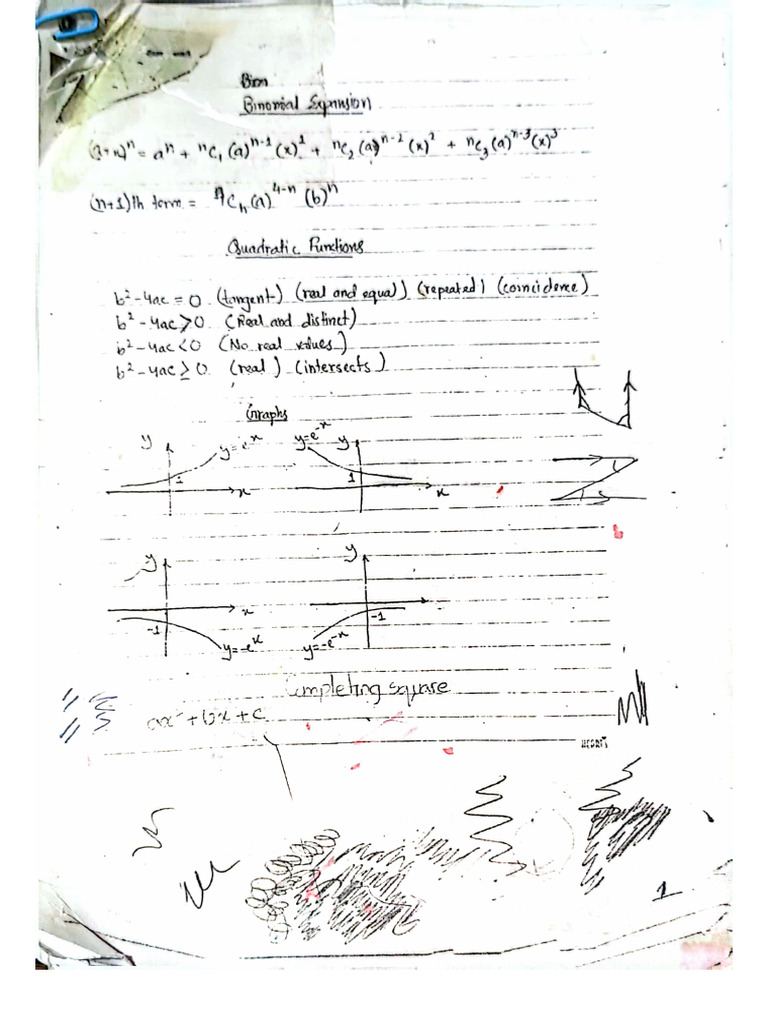 IG_IAL Formula Sheet | PDF