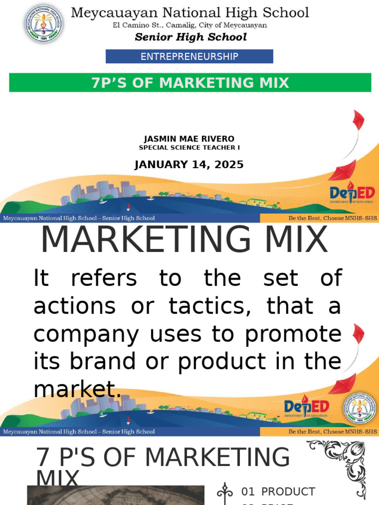 ENTREP Lecture-4 MARKETING-MIX | PDF | Pricing | Retail