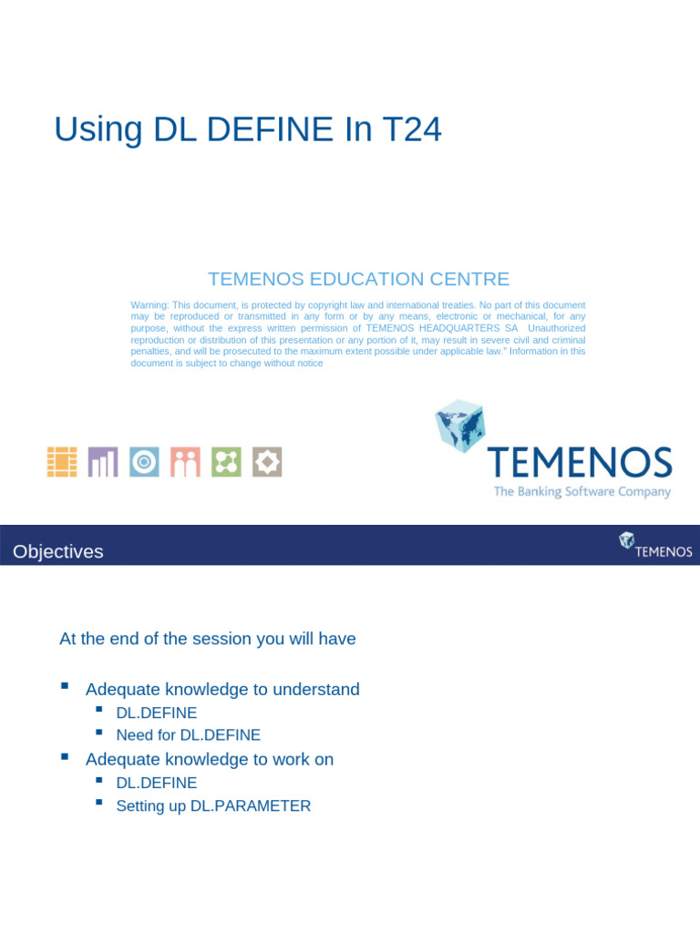 Using DL.DEFINE in T24 Systems | PDF | Parameter (Computer Programming ...