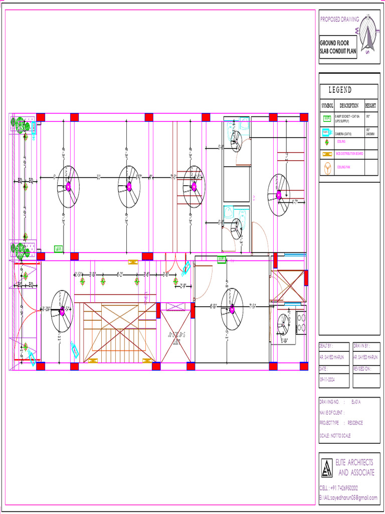 Ground Floor Slab Electrical | PDF | Building Engineering