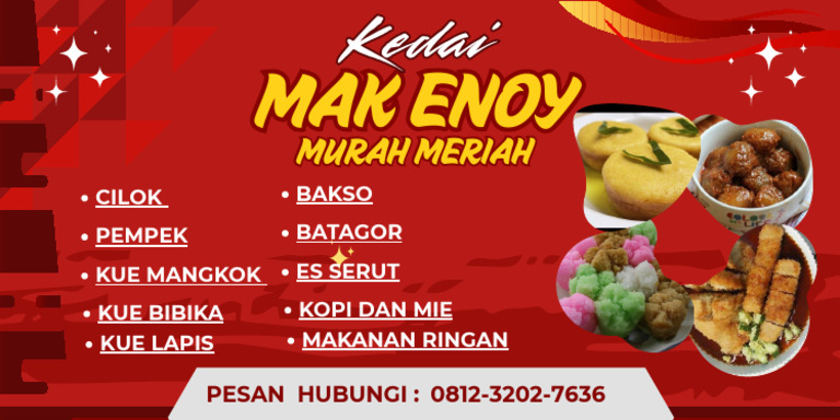 Merah Modern Kedai Seblak Banner Landscape - 20250803 - 192053 - 0000 | PDF