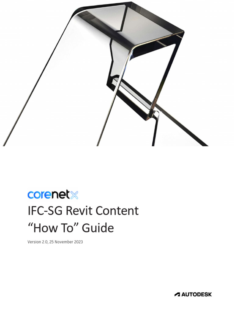 IFC-SG Revit Tools User Guide | PDF | Autodesk Revit | Interoperability