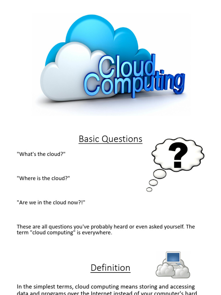 Cloud Computing | PDF | Cloud Computing | Software As A Service