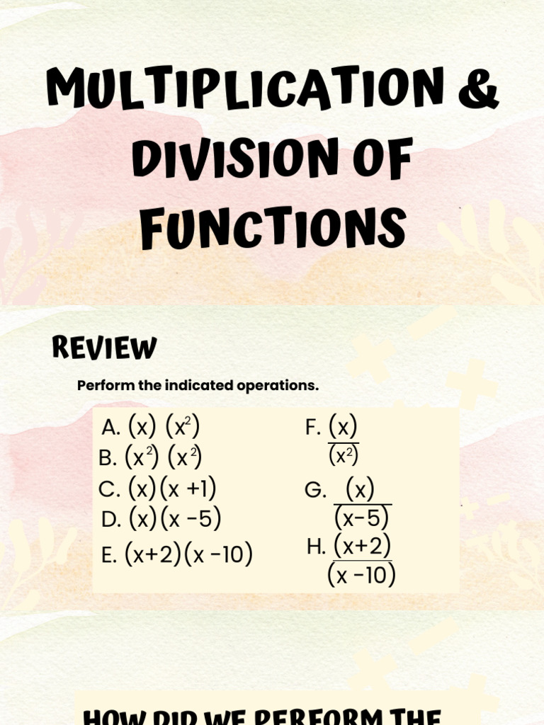Qi 4. Multiplication Division | PDF