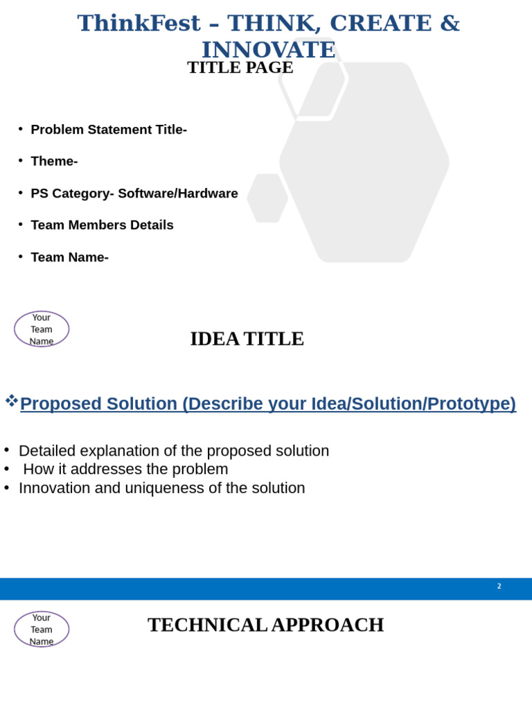 IDEA Presentation Format | PDF