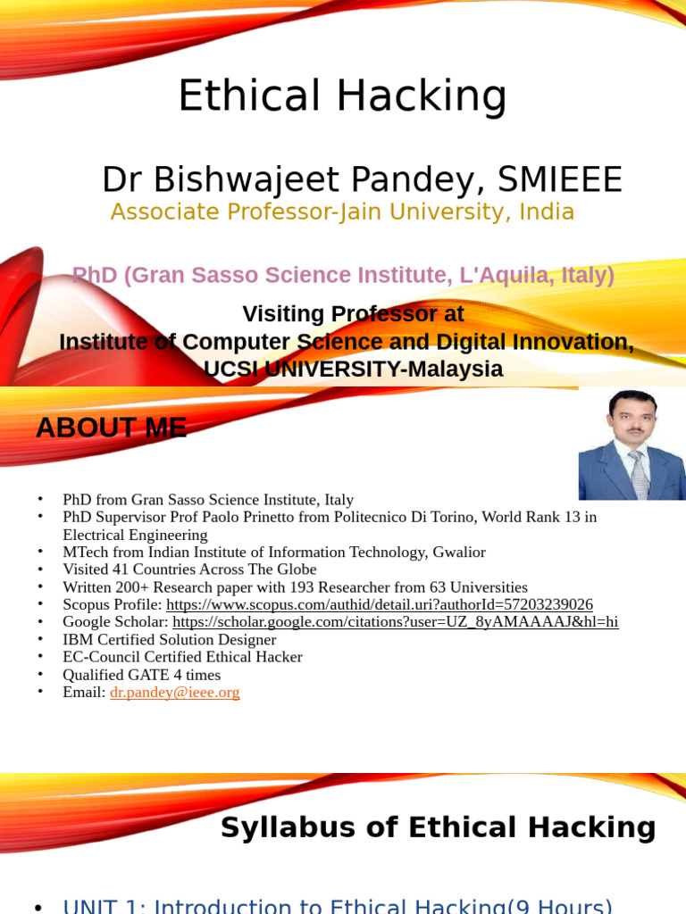 MTech Ethical Hacking Unit 2 Lecture 7 Lab | PDF | Software | Information Age