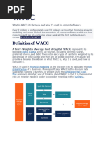 WACC Calculation Using Bloomberg | PDF | Cost Of Capital | Capital ...