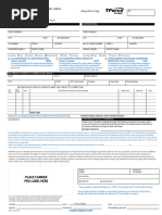 TFF Bol Form | PDF | Cargo | Bill Of Lading