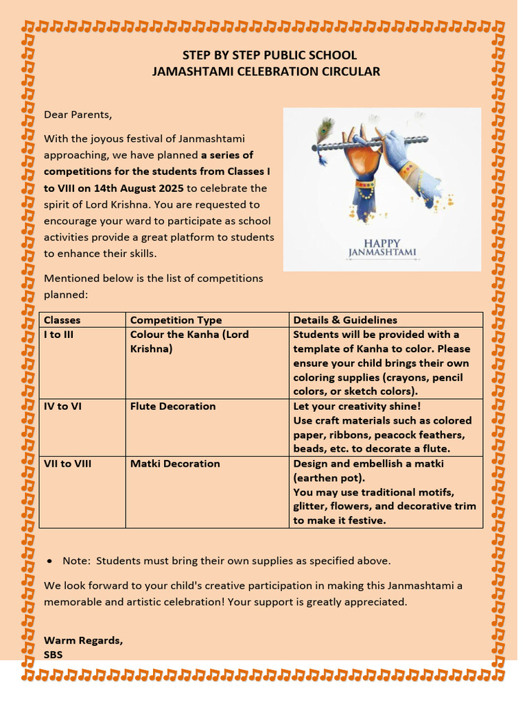 Janmashtami Celebration | PDF