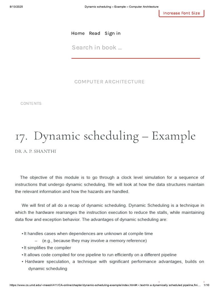Dynamic Scheduling Tomasulo's Approach | PDF | Central Processing Unit | Office Equipment