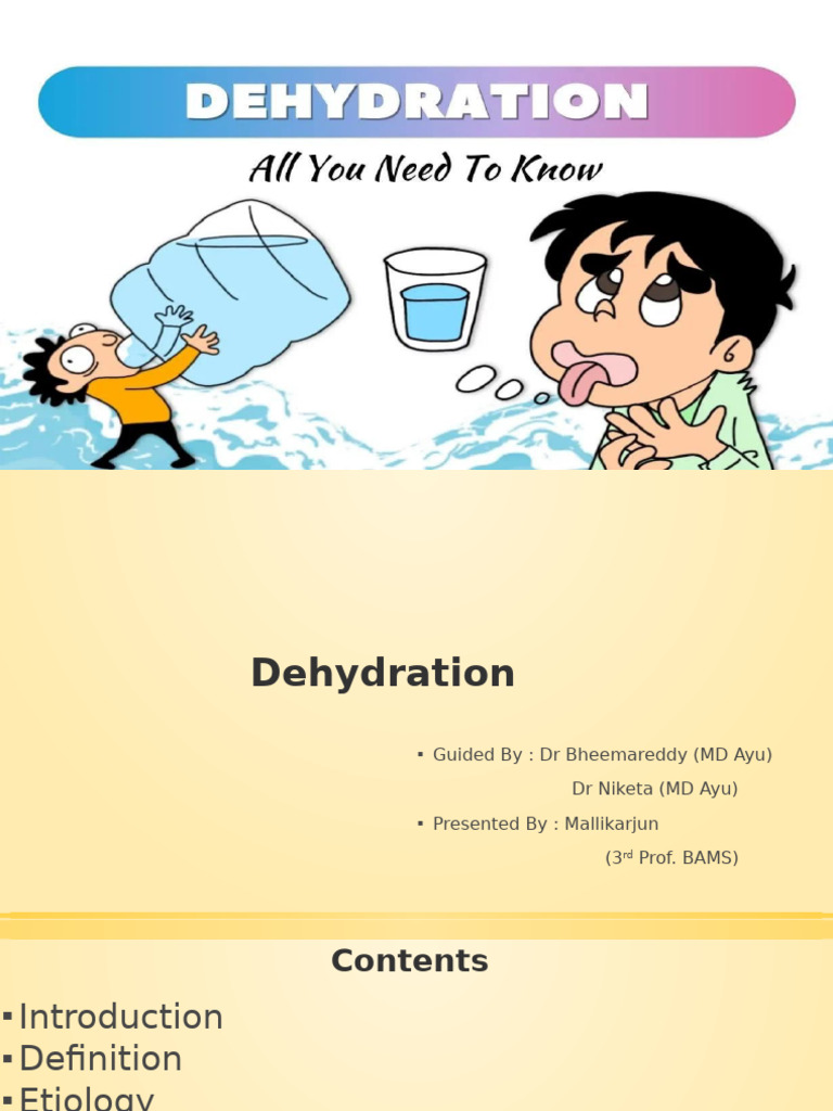Understanding Dehydration: Causes & Effects | PDF | Dehydration ...