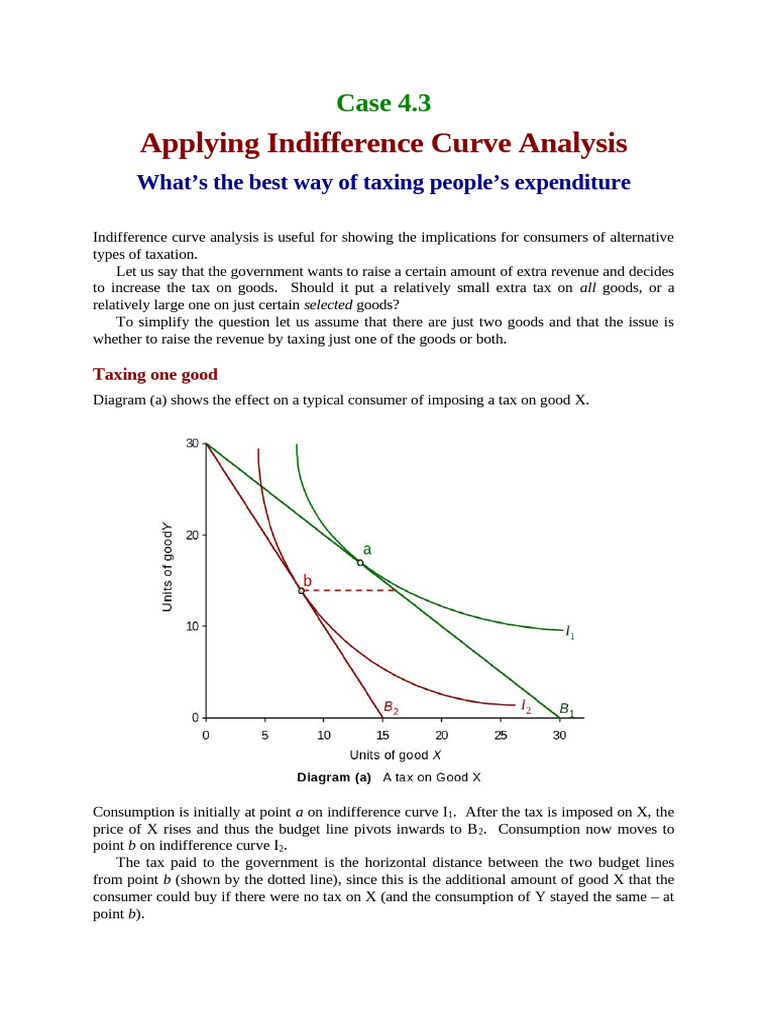 Case - Indifference Curve | PDF