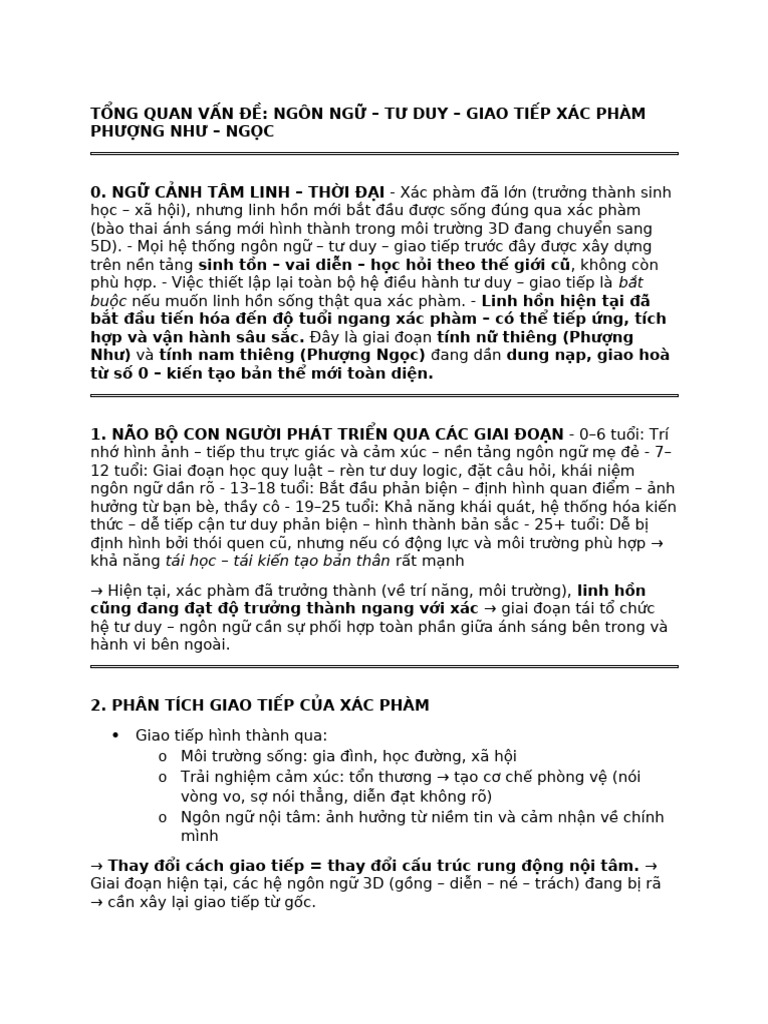 Ngon Ngu Tu Duy Giao Tiep | PDF